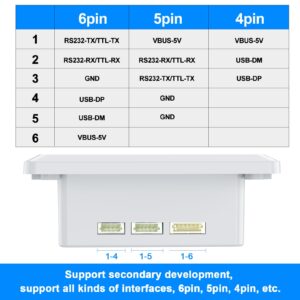 Symcode Embedded Barcode Scanner NFC Reader 1D 2D QR Code Scanning Module 3 TTL Interface Barcode Scanner NFC Reader Writer for Access Control,Locker Scan Code Payment etc