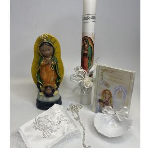 Baptism Candle Set for Boys - Baptism Candle Set Girl Catholic - Baptismal Candles - Velas de Bautizo para Nino