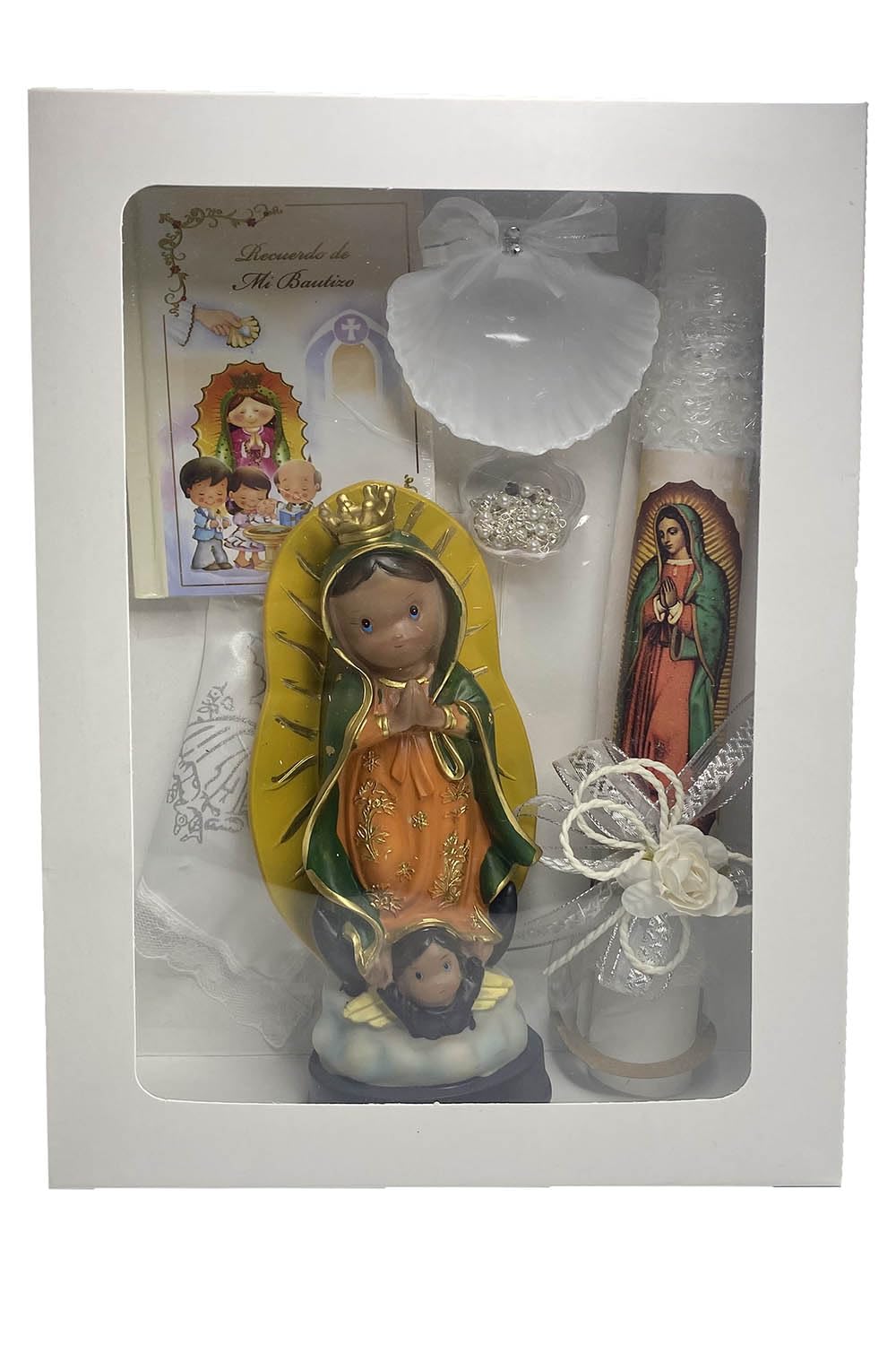 Baptism Candle Set for Boys - Baptism Candle Set Girl Catholic - Baptismal Candles - Velas de Bautizo para Nino