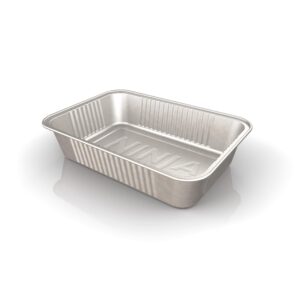 ninja xsktrylrxl woodfire large grease tray liners, compatible with og800 and og900 series, 5.91'' x 8.66'' x 1.97'', pack of 10 disposable aluminum foil drip pan, silver