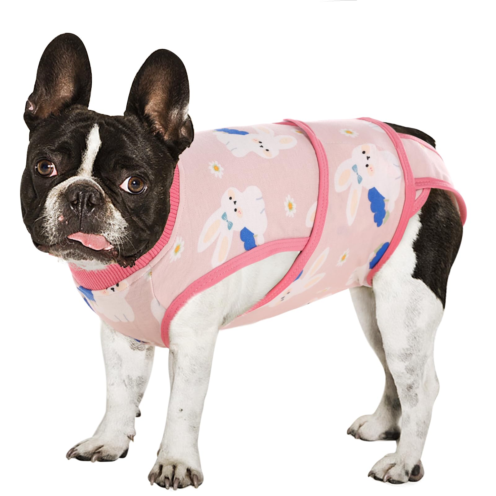 AOFITEE Recovery Suit for Dogs After Surgery, Soft Breathable Dog Onesie for Surgery Female Male, Anti Licking Surgical Dog Recovery Suit for Abdominal Wounds Dog E-Collar Cone Alternative