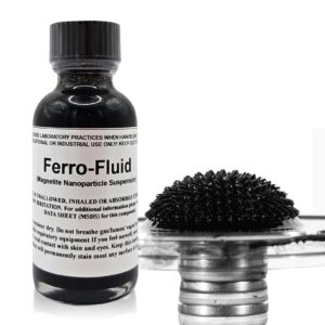 Magnetic Ferrofluid Sample | Science Classroom Supplies | Kids Science Projects | 1oz (30ml) in Glass Bottle