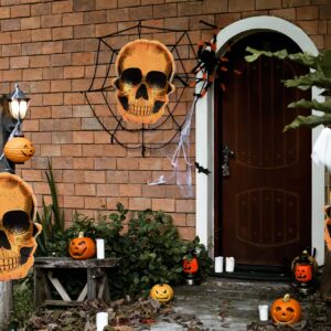 DS. DISTINCTIVE STYLE Skull Balloons 8 Pieces 23.6 Inch Halloween Foil Balloons Great Addition for Halloween Party Balloon Arch