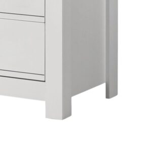 LILOLA LIVING Cassini White 5-Drawer Chest