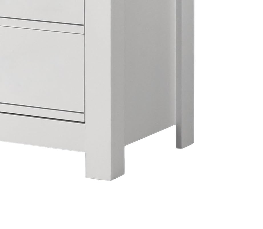 LILOLA LIVING Cassini White 5-Drawer Chest