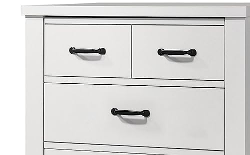 LILOLA LIVING Cassini White 5-Drawer Chest