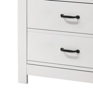 LILOLA LIVING Cassini White 5-Drawer Chest