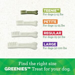 Greenies Teenie Natural Sweet Potato Flavor Dental Dog Treats, 12 oz., Count of 43