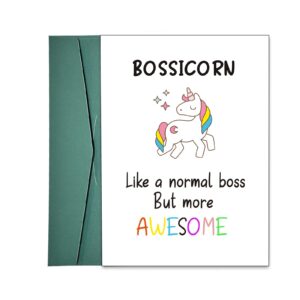 dapofajo boss card, appreciation card for boss, birthday card for boss, gift for boss, happy boss's birthday card