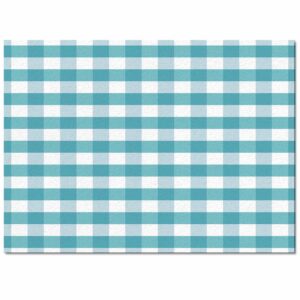 Teal Checkered Area Rugs for Living Room/Bedrooom, 2'x3' Area Rug Non-Slip, Farmhouse Aqua White Buffalo Plaid Kids Room Area Rug Washable Accent Floor Carpet Runner Indoor Outdoor