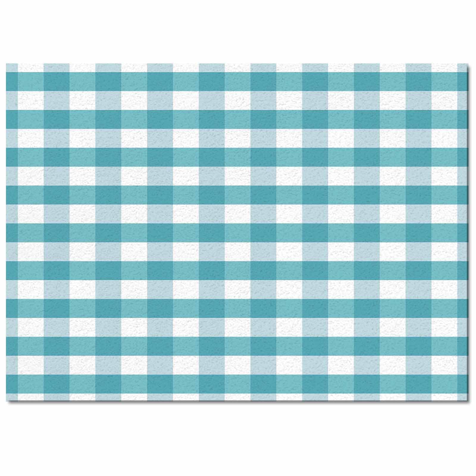 Teal Checkered Area Rugs for Living Room/Bedrooom, 2'x3' Area Rug Non-Slip, Farmhouse Aqua White Buffalo Plaid Kids Room Area Rug Washable Accent Floor Carpet Runner Indoor Outdoor