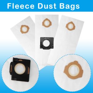 49-90-2016 Fleece Dust Bags Fit Milwaukee 0960-20 Wet/Dry Vacuum and Milwaukee 0970-20 cordless vacuums (3PK)