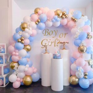 80pcs Light Pink Balloons 12inch Pastel Pink Balloons for Birthday Bridal Baby Shower Gender Reveal Wedding Party Decorations (with Pink Ribbon)