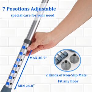 FSA/HSA Eligible Toilet Safety Rail - Adjustable Detachable Medical Toilet Safety Frame for Elderly, Heavy Duty Toilet Handles for Elderly and Handicap Toilet Safety Rails, Toilet Bars Fits Most Toile