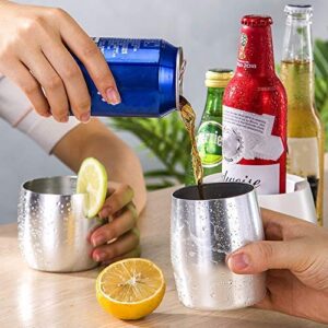 Coffee Machines Camping Coolers Coffee Cup Cooler Portable Mug Cooling Beverage Chiller Electric Cup Plate Fast Cooling Machine with Aluminum Mug for Office Home Outdoor Reusable Iced Tea Wine Juice