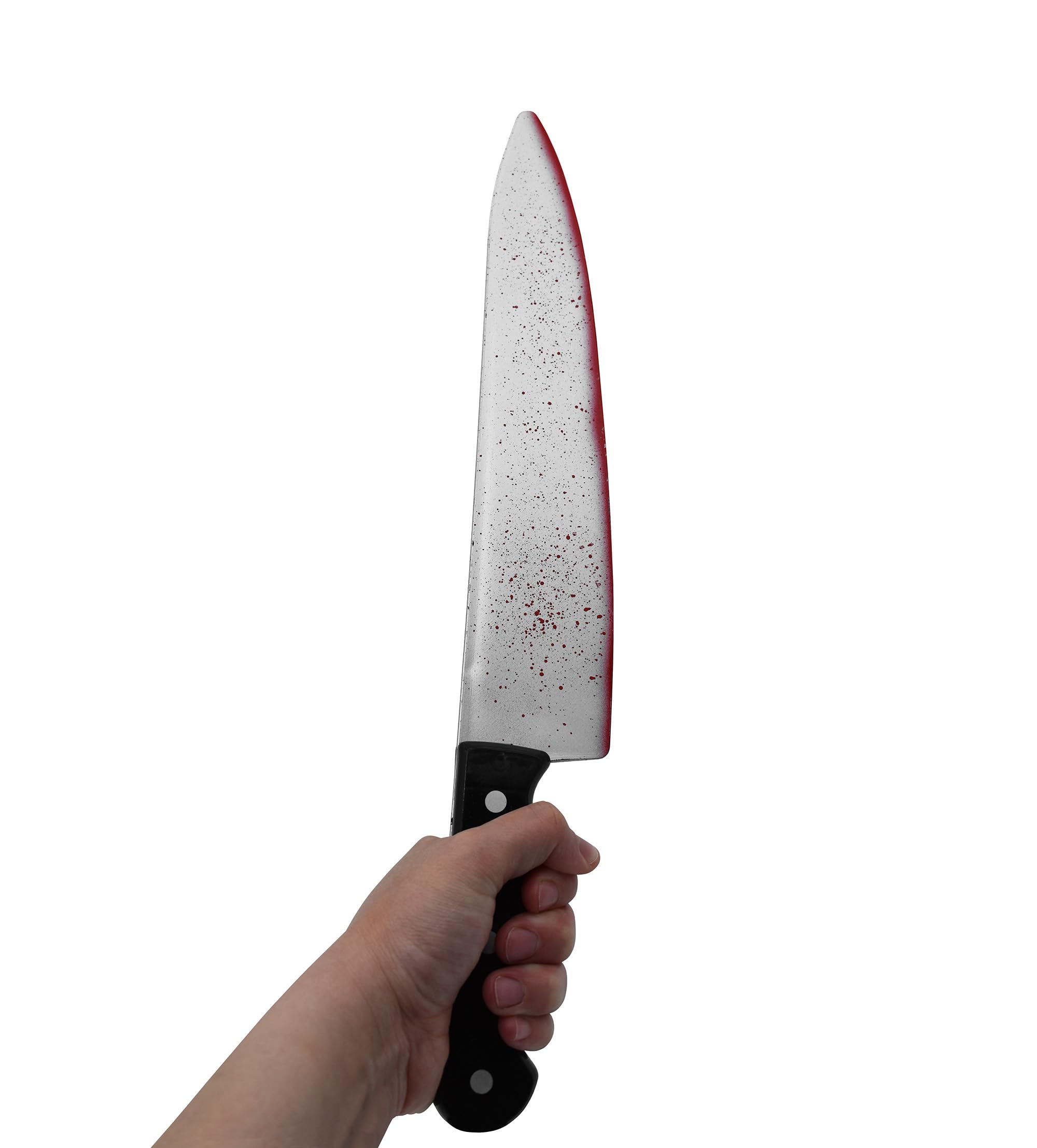 Nicky Bigs Novelties Adult Fake Bloody Kitchen Butcher Knife Plastic Halloween Costume Accessory Prop