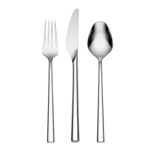 lenox lx collective piece flatware set, 26 count, metallic