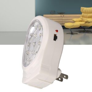 Plug in Emergency Light Rechargeable Home Automatic Power Failure Outage Light Fire Emergency Light AC110‑240V (US Plug)