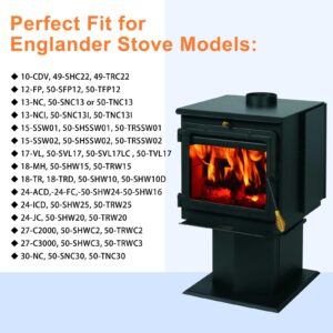 Criditpid AC-16 Wood Stove Convection Blower for Englander Stove, Room Air Blower Replacement for Englander Pellet & Wood Stoves.