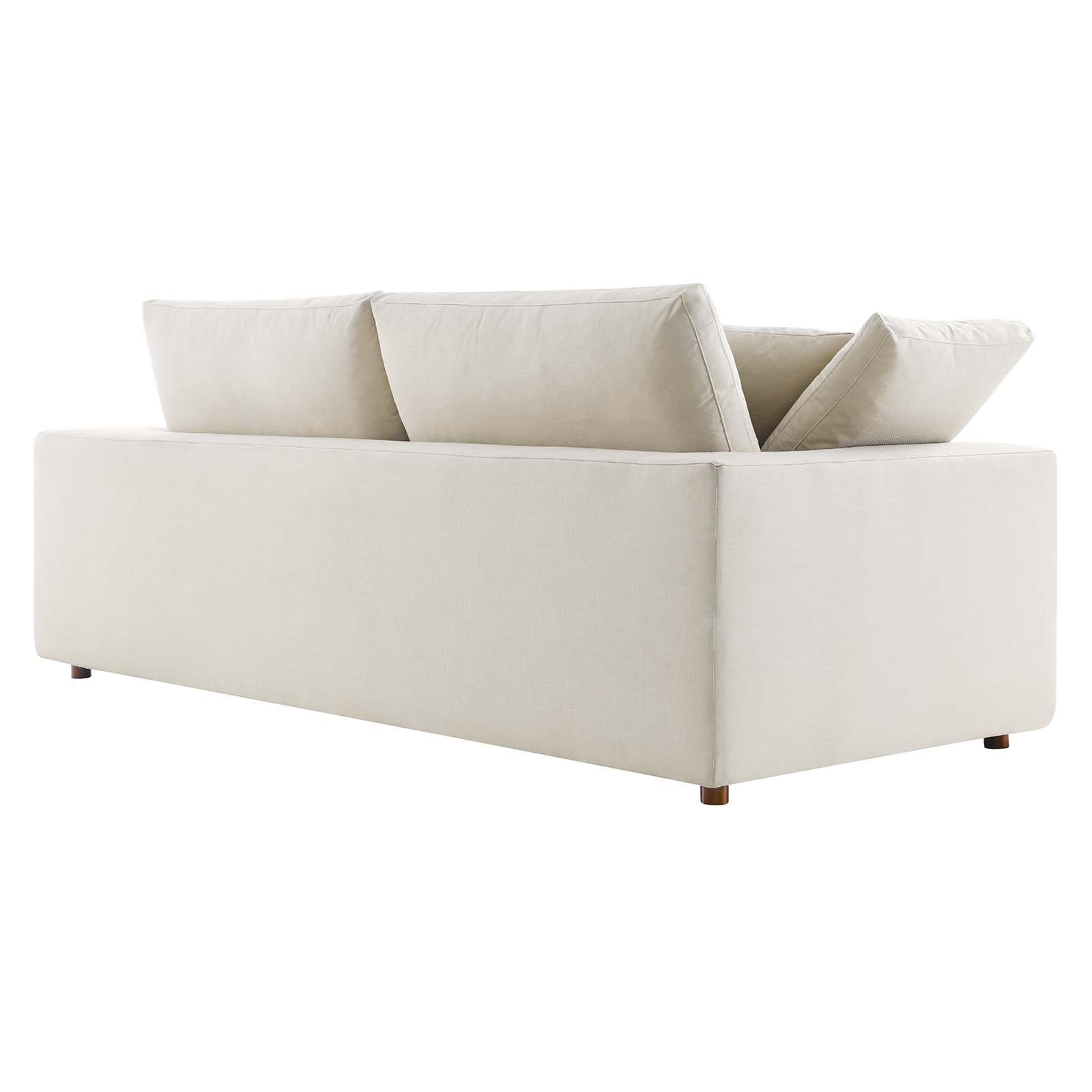 Modway EEI-4860-LBG Commix Down Filled Overstuffed Sofa, Light Beige