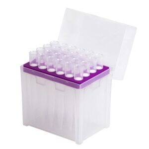 Pipette Tips 5000ul, Sterile Filtering Tips 5ML, Universal, Transparent, 24 Tips (T5000-RSF-24)