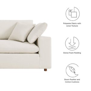 Modway EEI-4860-LBG Commix Down Filled Overstuffed Sofa, Light Beige