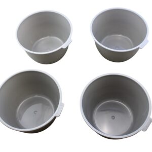 Dependable Industries inc. Essentials Unbreakable Microwave Bowls Heat and Eat 26 OZ Dishwasher Safe BPA-Free Plastic for Serving Soup Pasta Noodles Oatmeal Cereal Stakable Set of 4