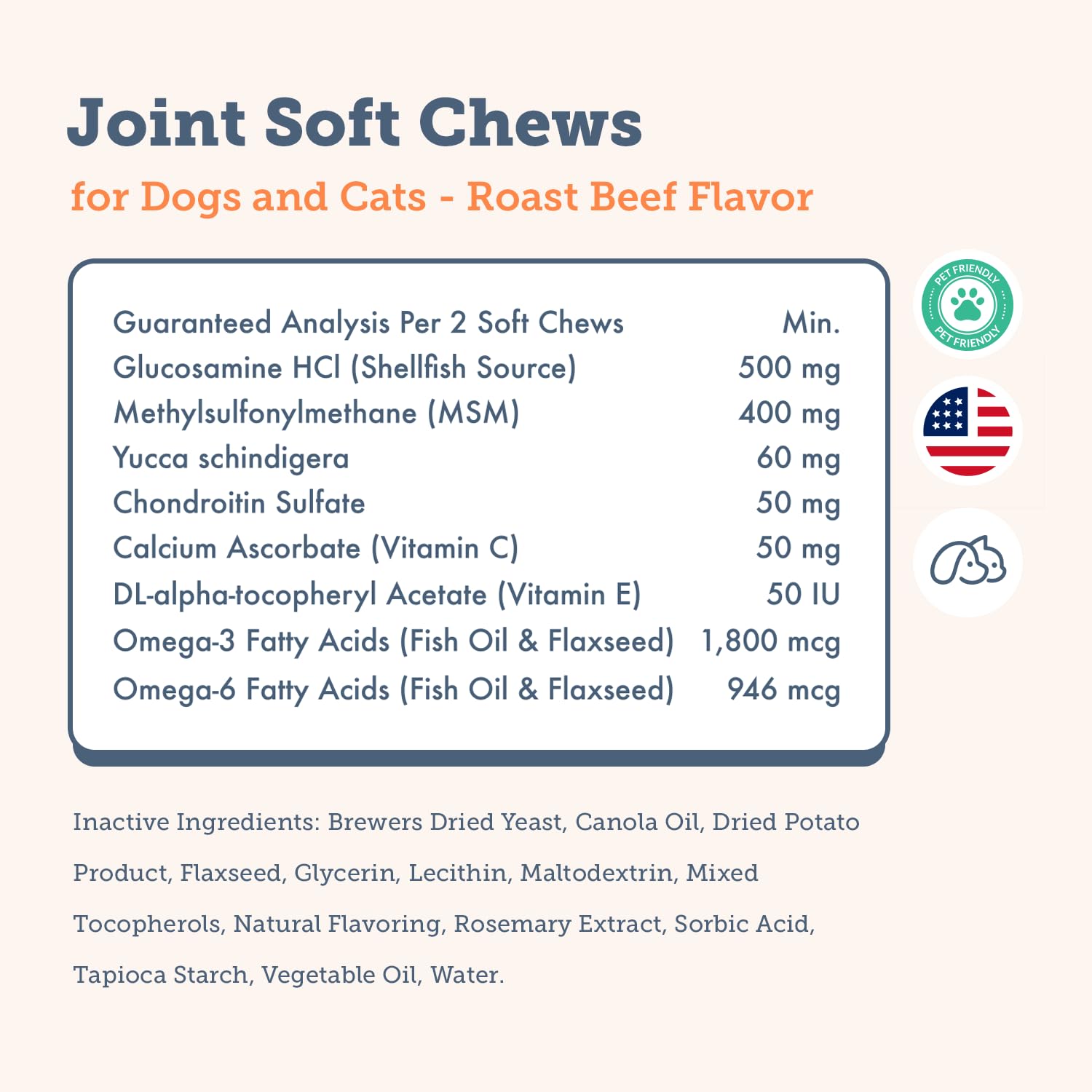 Paw Rangers Joint Chews for Pets 90Ct. - Chondroitin, Glucosamine for Dogs and Cats: Cat and Dog Vitamins: Hip and Joint Support Supplement for Dogs and Cats - Pet Supplies:Cat & Dog Joint Supplement