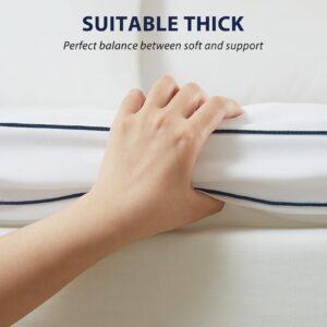 Homemate Mattress Pad Topper - Cooling Mattress Pad Cover Plush Bed Topper Quilted Fitted Pillow Top Cover for Back - Mattress Pad Down Alternative Ultra Soft Mattress Protector for Hot Sleepers