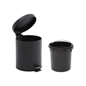 modful step trash can, black