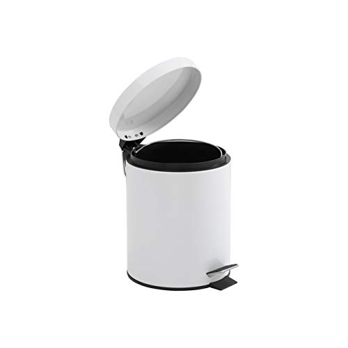 Modful Step Trash Can, White