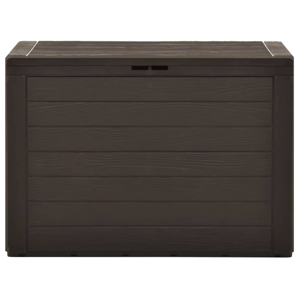 TIFITGO Asomie Patio Storage Box Brown 30.7"x17.3"x21.7" Indoor stockage bin home chest house tank Outdoor Furniture Outdoor Storage Boxes US Stock Fast Shipment Brown