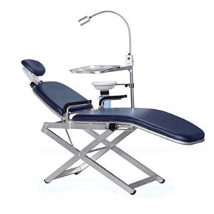 OUBO Portable Foldable Dental Chair Doctor's Stool LED with Lamp with Nylon Bags with Multitools Set (PC2750 PC2740 and PC2720)