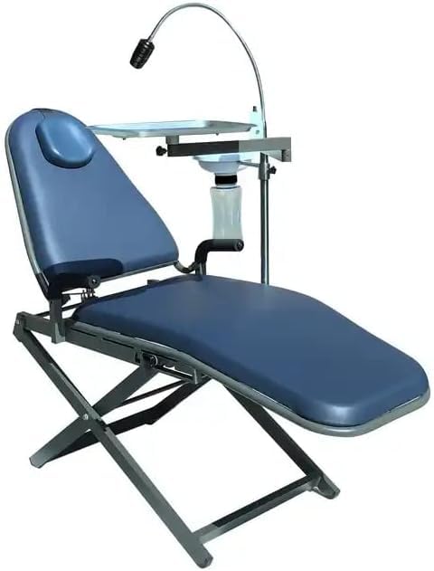 OUBO Portable Foldable Dental Chair Doctor's Stool LED with Lamp with Nylon Bags with Multitools Set (PC2750 PC2740 and PC2720)