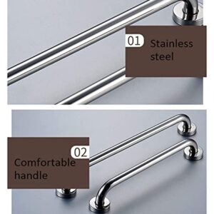 Grab Bars Shower Hand Towel Holder Bath Grab Handrail Bar Toilet Kitchen Staircase Non-Slip armrest for The Elderly Handrail Bathroom Toilet-53cm