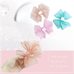 3 Pack Bows for Cranial Helmet Bow Patch Cranial Band Bow Plagiocephaly Helmets Bow