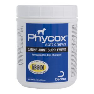 phycox canine joint support, 120 soft chews