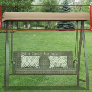 porch swing canopy replacement top,replacement canopy top for gt porch swing model #gcs00229c (top only,beige)