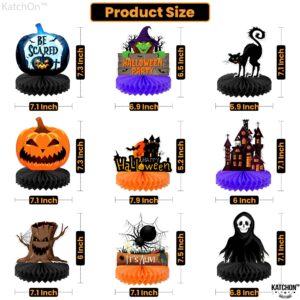 KatchOn, Halloween Centerpieces for Tables - Pack of 9 | Halloween Table Centerpieces for Halloween Party Decorations | Halloween Birthday Party Decorations | Halloween Table Decorations