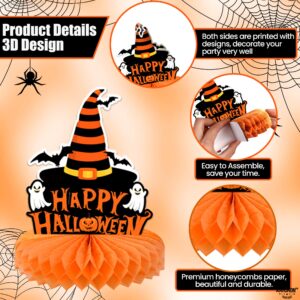 KatchOn, Halloween Centerpieces for Tables - Pack of 9 | Witch Halloween Table Centerpiece, Halloween Table Decorations | Orange and Black Halloween Centerpiece | Spooky Halloween Decorations Indoor