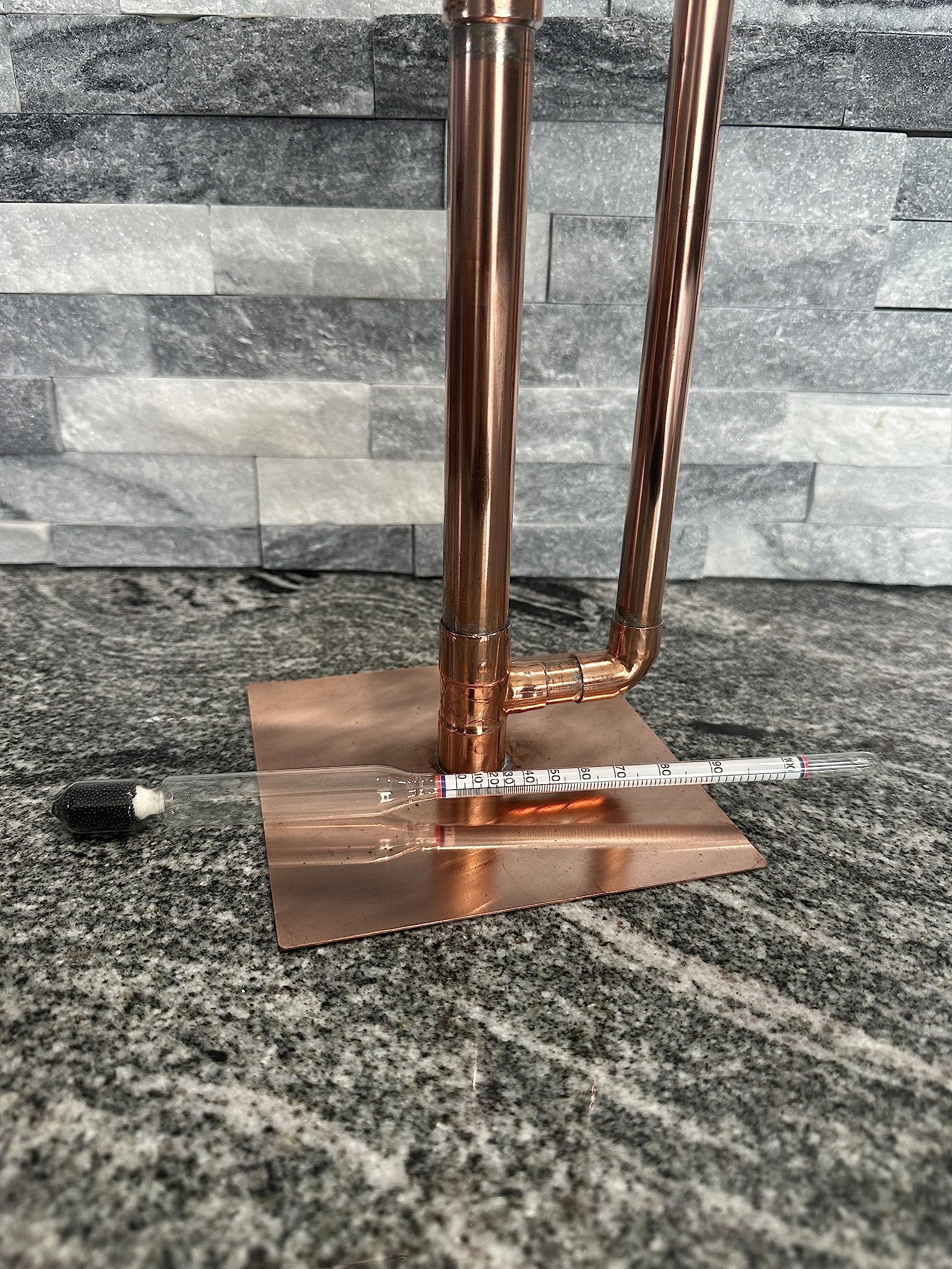 CoProof Copper Proofing Parrot for Distilling, Brewing Beer, Moonshine, Tequila with Hydrometer, Two Way Distillng