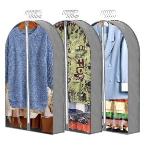 garment bags for hanging clothes travel transparency clothing bag for closet storage used for clothing,dresses,robes,coats.