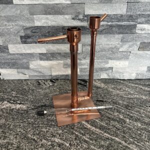 CoProof Copper Proofing Parrot for Distilling, Brewing Beer, Moonshine, Tequila with Hydrometer, Two Way Distillng