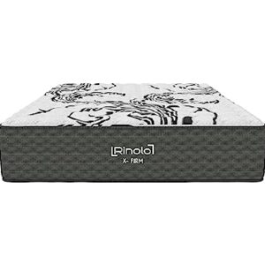 RINOLO X- Firm Mattress 12 Inch, Gel Infused Memory Foam Mattress for Pressure Relief, Pocket Innersprings/Orthopedic Foam | Freshly Baked Mattress | Mattress-in-a-Box (King)