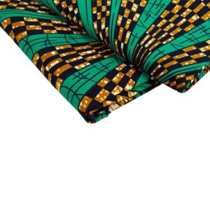 African Fabric 100% Cotton Ankara Wax Print Fabric 6 Yards Cloth for Party Dress