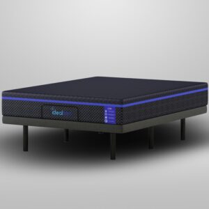 iDealBed S4 Nebula Luxury Hybrid Mattress + 3i Custom Adjustable Bed Sleep System, Comfort, Cooling & Support, Advanced Silent Operation, Wireless (Nebula Medium Soft, Queen)