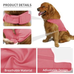 balancepaw Thunder Jacket for Dogs Anxiety Relief, Dog Anxiety Vest Calming Care for Separation, Thunderstorm, Travel, Fireworks, Vet Visits (Pink S)