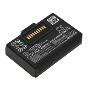 founcy battery replacement for zebra part no: btry-mpm-22ma1-01, p1083277, p1083277-002, za310, zq300, zq310, zq310 plus 2, zq320, zr328