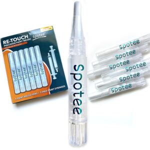 spotee fillable paint pen applicator 6pcs for touch-ups, painting walls, blemished surfaces - 6 count, 1 pack