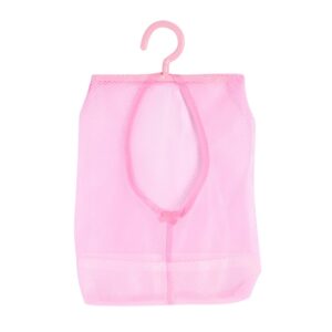 yosoo hanging mesh storage bag, space saving hanging mesh storage bag for clothes cosmetics shampoo shower gel ()